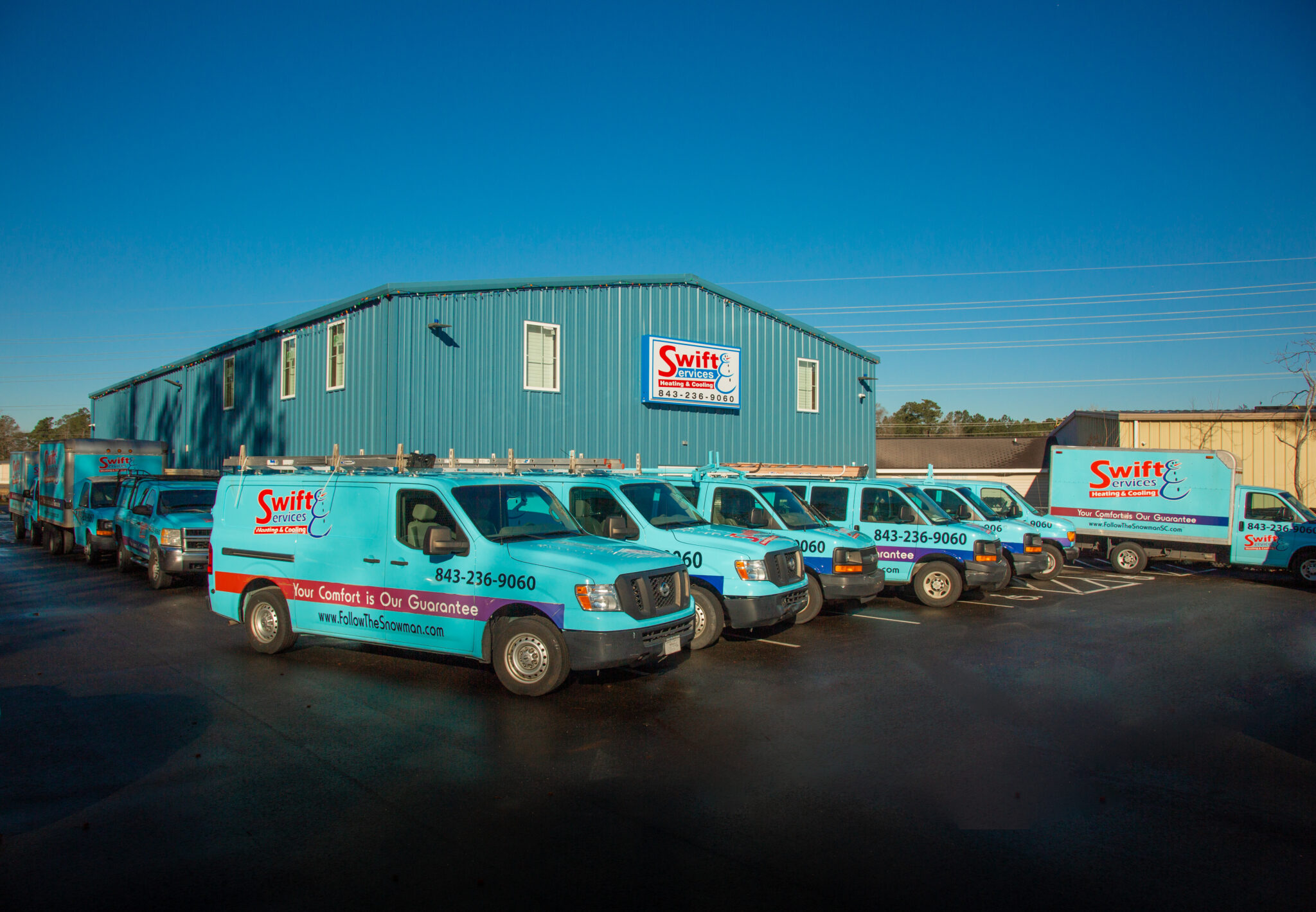 Swift Services Heating, Cooling & Electrical— Just Follow the Snowman ...